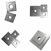 China Galvanized Carbon Steel Laser Cut Plate 50mm x 260mm x 18mm Hot Dip Galvanized for sale