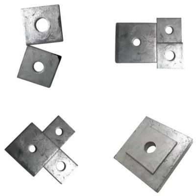 China Galvanized Carbon Steel Laser Cut Plate 50mm x 260mm x 18mm Hot Dip Galvanized for sale