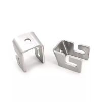 China Custom Laser Cut Metal Angle Brackets 6mm Anodized CNC Carbon Steel Sheet for sale