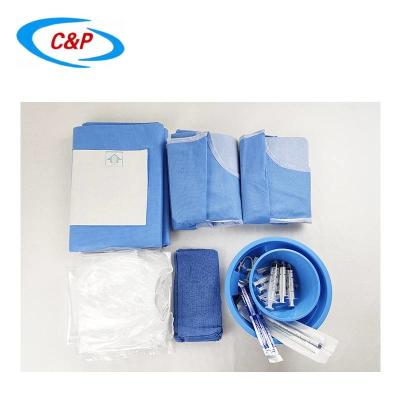 China Blue Sterile Angiography Drape Pack Kit SMS PP Non woven Fabric for sale