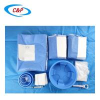 China Medical Consumables Disposable Femoral Angiography Drape Blue Anti Static for sale