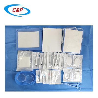 China Non Woven Ophthalmic Surgical Pack Blue Drapes For Patient for sale