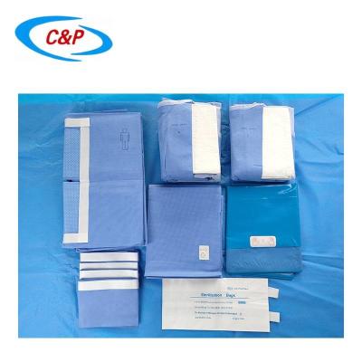 China Spunlace Nonwoven Disposable Laparotomy Pack Surgical Drape Universal for sale