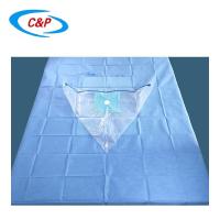 China Orthopedic Knee Arthroscopy Drape In Blue / Green Soft OEM Service Available for sale
