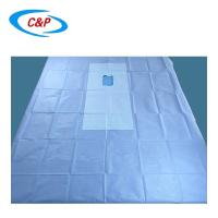 China Blue Surgical Lithotomy Drape Sheets 40 X 48 Customized For Medical for sale