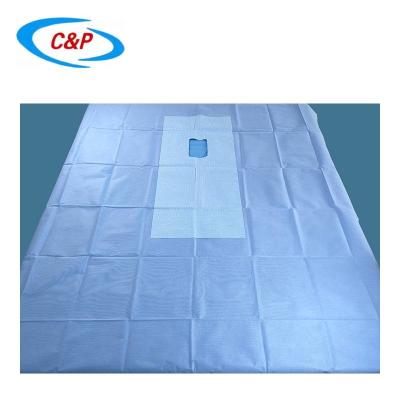China Blue Surgical Lithotomy Drape Sheets 40 X 48 Customized For Medical for sale
