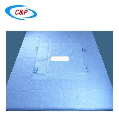 China Sterile SMS Transverse Laparotomy Drape Surgical Sheets Anti Static for sale