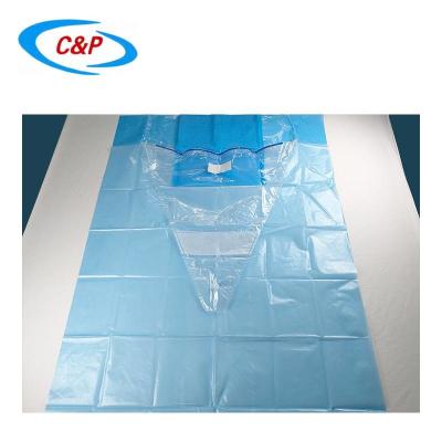 China Disposable Gynecology Under Buttock Drape Nonwoven Fabric In Blue for sale