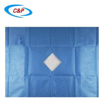 China Sterile Struma Thyroid Disposable Surgical Drape Cloth Blue OEM For Hospital for sale