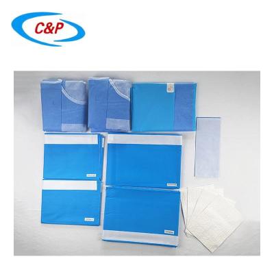 China Nonwoven Reinforced Split General Surgery Drape Pack Barrier For Hospital Clinic for sale