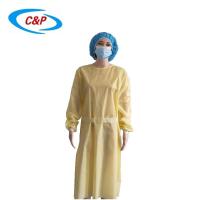 China bulkbuy Medical Protective Equipment Level 2 Isolation Gown PP PE With Knitted Cuff for sale
