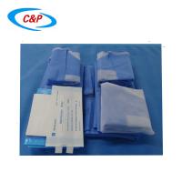 China Disposable Nonwoven Surgical Casarean Drape Pack with EO Sterile For Medical Consumables for sale