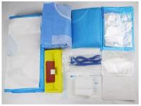 China OEM/ODM Pack Breathable Green C Section Surgical Drape Pack for Medical Procedures Material for sale