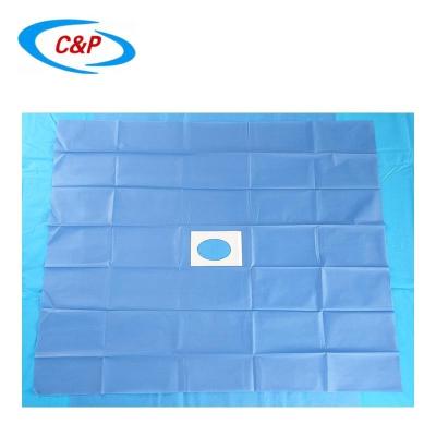 China CE Approved Surgical Barrier Aperture Drape With Adhesive Medical Consumables for sale