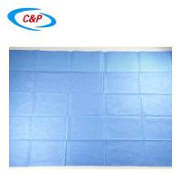 China Hospital Grade Blue Disposable Surgical Drapes Breathable Nonwoven for sale