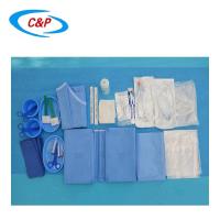 China Medical Supplies Radiofrequency Angiography Drape Pack Nonwoven Fabric CE ISO13485 Blue for sale