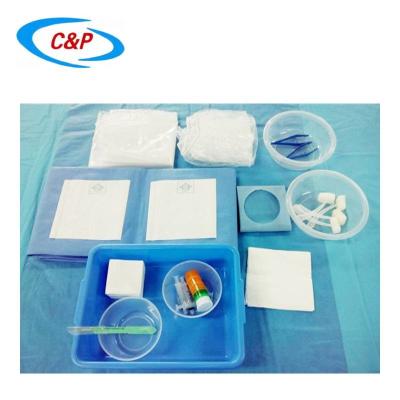 China Blue Disposable Angiography Drape Set Pack for Medical Procedures for sale