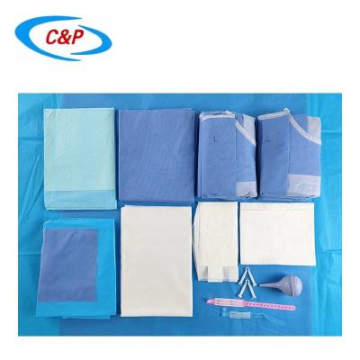 China CE ISO13485 Approved Delivery Drape Set Pack Sterile For Hospitals And Clinics for sale