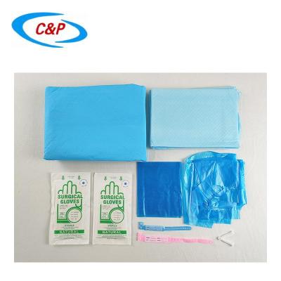 China Hospital Disposable Vaginal Delivery Drape Kit for Obstetrics and Operating Rooms for sale