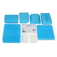 China OEM ODM Surgical Drape Pack General Medical Supplies Complete Sterile Drapes Kit for Surgical Room Preparation for sale