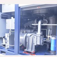 China Lubricated 75HP Water-Cooling Screw Compressor for Safe and Silent Refrigeration for sale