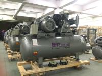 China 150kg Air Tank 10HP JAGUAR 47.7 CFM 7.5KW Air Cooled Piston Air Compressor for Mining for sale