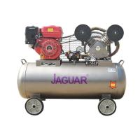 China Lubricated 6.5HP JAGUAR Gasoline Drive 116 PSI 12.7 CFM Portable Piston Air Compressor for sale