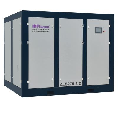 China Stationary 275HP JAGUAR Dual Compression 2 Air-End Air Compressor with Online Support for sale