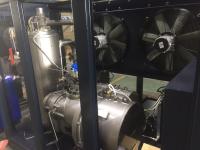 China 175HP Two Stages Variable Speed Rotary Screw Air Compressor for Big Applications for sale