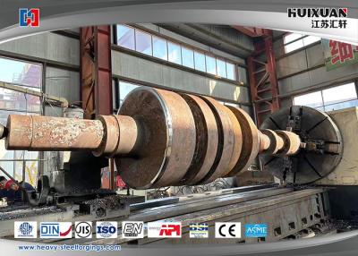China Power Generator Rotor Forging With Grooving Heat Stability Test for sale