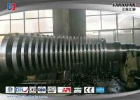 China Steam Turbine Rotor Steel Forging Process With Grooving , Forging Stainless for sale