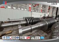 China Steam Turbine Rotor Forging Using Alloy Steel Materials with Melting Process EF LF VD and Machining from Rough to Finish for sale