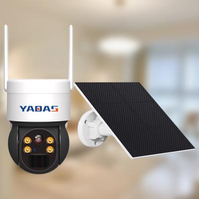 China 3MP Pixels 4G Solar Security Camera Wireless 3.6mm Starlight Lens Outdoor Battery Camera for sale