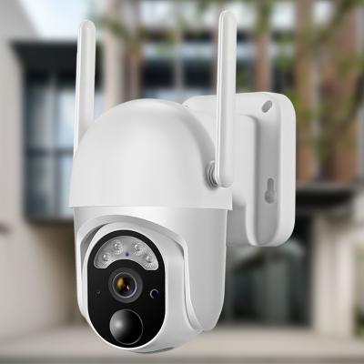 China 3MP Wireless Solar Security Cameras 4X Digital Zoom Smart PIR Detection Solar IP Camera for sale