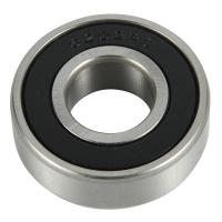 China ISO9001 Certified Deep Groove Ball Bearing with C3 Clearance and Black Sealing Ring for sale