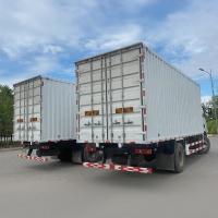 China Shacman 10 Ton Box Truck Lorry Vehicles Single Bridge Automatic Box Cargo Truck for sale