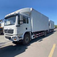 China Shacman 4X2 Diesel Light Duty Box Truck Euro 2 3 5 210Hp 5Ton 6Ton Mini Cargo Truck for sale