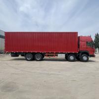 China Shacman Truck Tipper Lorry Truck 12 Wheelers 8X4 20 25 30 40 Ton Closed Van Cargo Truck for sale
