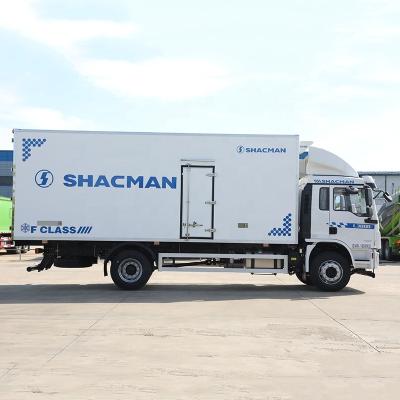 China SHACMAN L3000 4*2 10 Ton Refrigerated Cargo Freezer Truck Cold Chain Transportation Vehicle Cold Room Van Frozen Food Trucks for sale