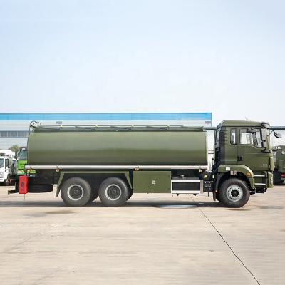 China 6x4 Heavy Duty Fuel Transportation Truck Carbon Steel Crude Oil Gasoline Tanker Vehicle for sale