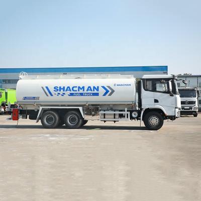 China Shacman X3000 6x4 Oil Tanker Trucks Right Steering Manual Transmission Fuel Tanker Truck for sale