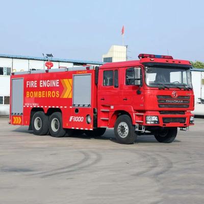 China 10 Wheels Tires Fire Truck 6X4 Large Capacity Water Storage Tank for sale