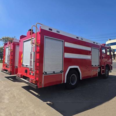 China Standard Fire Tank Truck Dimensions Vehicle Mounted Remote Control Dry Powder Fire Extinguishing Foam Collection Fire Engine for sale