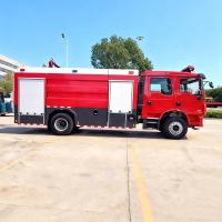 China Customized Shacman 4x2 RHD 8000L Emergency Rescue Crane Fire Engine Truck 6000L Water 2000L Foam Tanker Fire Vehicle for sale