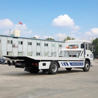 China Multifunctional 4X2 10T Road Rotator Towing Truck 210hp Car Carrier Vehicle for sale