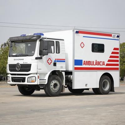 China SHACMAN Intensive Care Ambulance Car ICU Negative Pressure Ambulance Medical Transfer Mobile Hospital Cabin Truck for sale