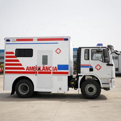 China Ambulance Transfer Vehicle Medical Van Isolation Patient Transport Ambulance Vehicle with Basic Devices for sale