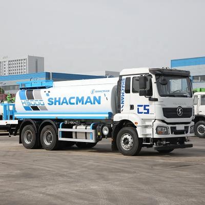 China 6x4 Euro 3 20m3 Water Sprinkler Truck Shacman H3000 Water Bowser Tanker Spray Truck for sale