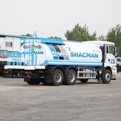 China Euro 2 Widely Used SHACMAN H3000 6x4 Water Well Drilling Truck Right Hand Drive 20m3 Large Water Tanker Truck for sale