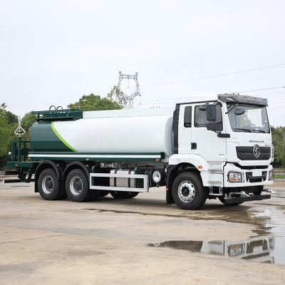 China Green Diesel Mobile Sprinkler Truck 20 Cubic Meter 6X4 20 Tons Road Water Tank Truck for sale